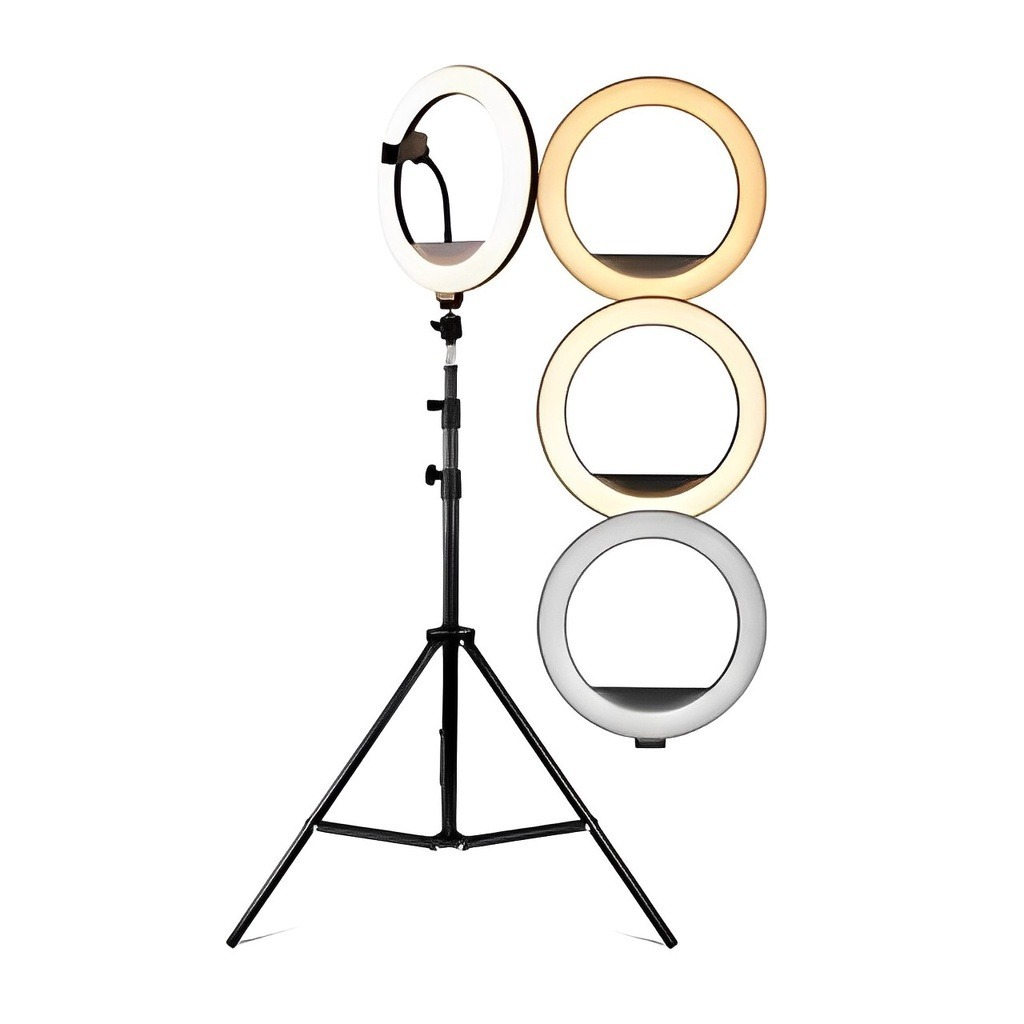 Ring Light Iluminador 10 Polegadas Com Tripé De 2.10 Metros | Shopee Brasil