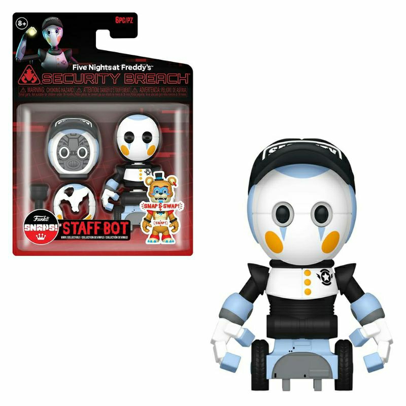 FUNKO SNAPS! FIVE NIGHTS AT FREDDYS - STAFF BOT (71183) | Shopee Brasil