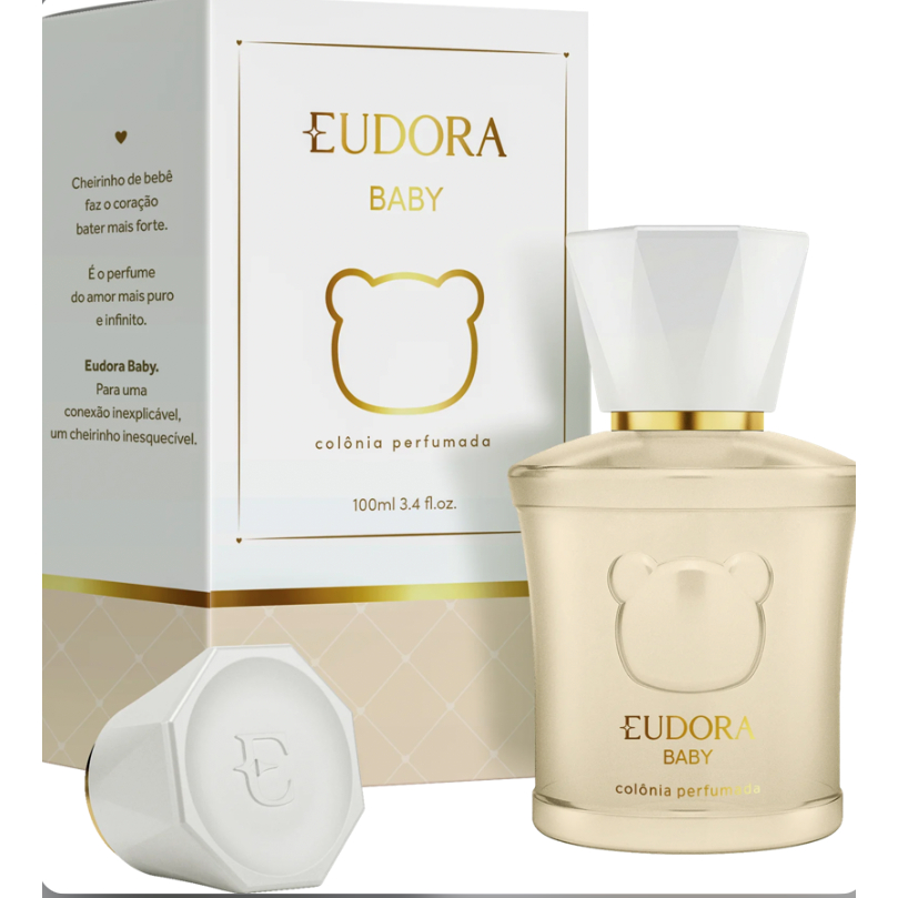 Kit Eudora Baby Água Colônia 100ml + Água de Colônia Mamãe e Bebê Flor ...
