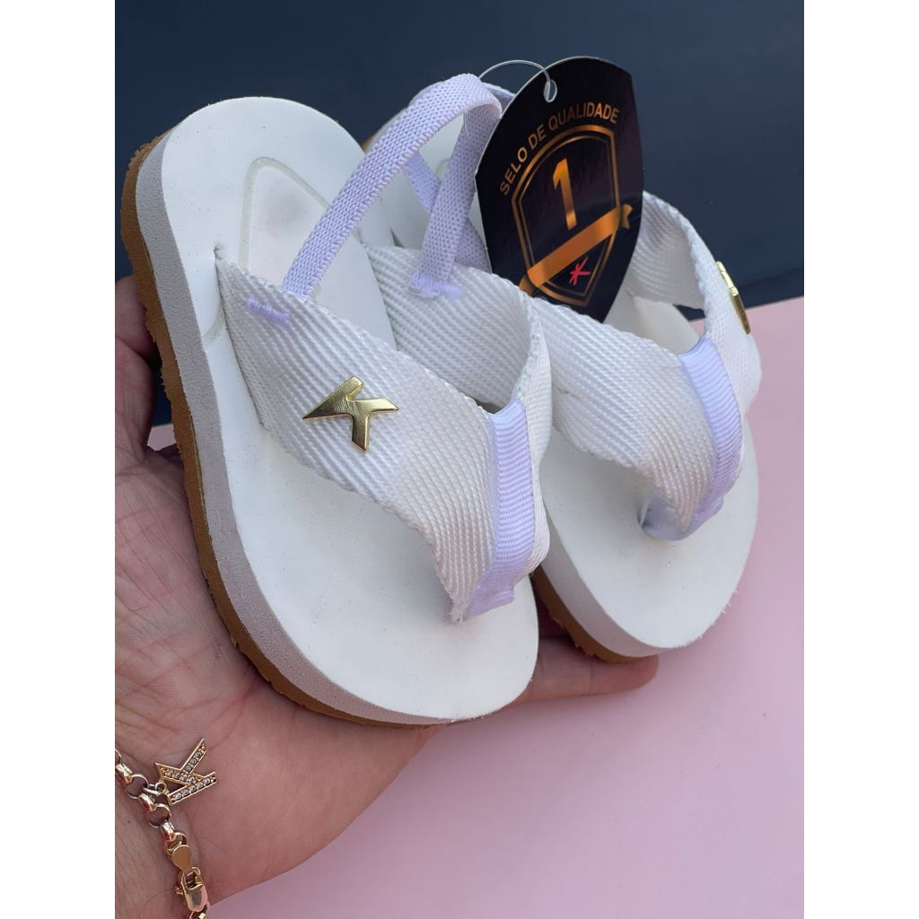 CHINELO KENNER BABY LANÇAMENTO RAKINHA LEVE E CONFORTAVEL ELASTICO ...