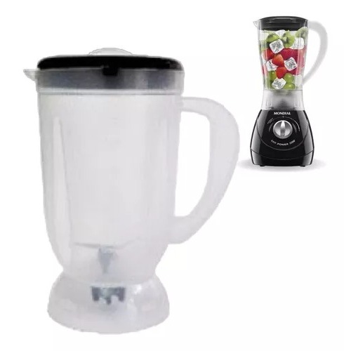 Copo Liquidificador Mondial Line/Dinamico/Super Power/Ultra Mix/Fast Power/Power 2i/Ultra Preto ...