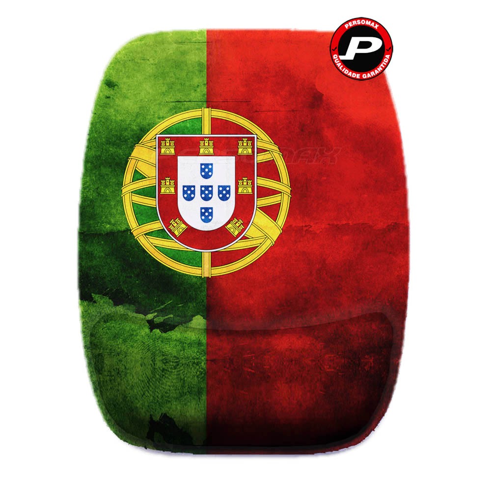 Mouse Pad Bandeira de Portugal Flag PT Souvenir Lusitano Ergonômico com ...