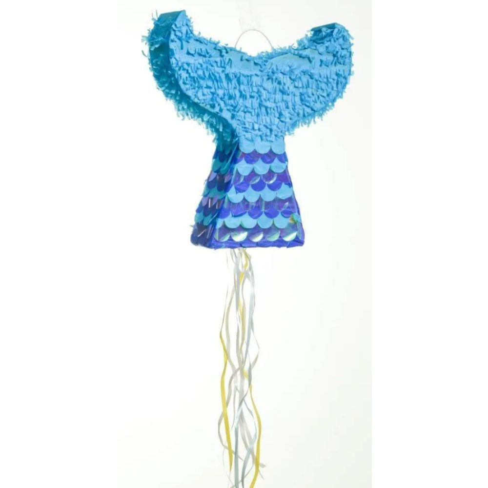 Pinhata Festa Sereia Formato Cauda de Sereia 45cm Pichorra Aniversario ...