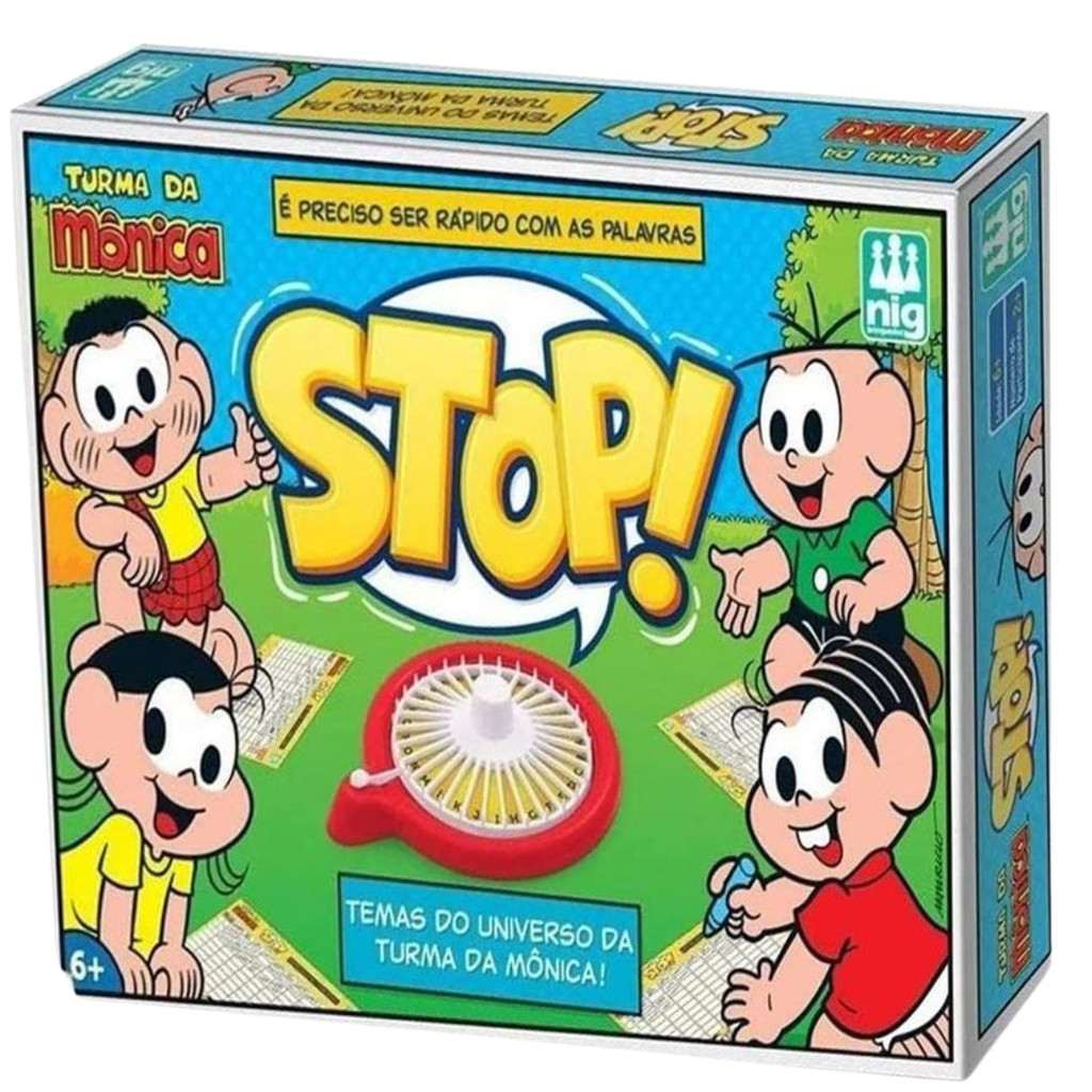 Jogo Stop Turma da Mônica Pense Rápido e Ganhe essa Partida. | Shopee ...