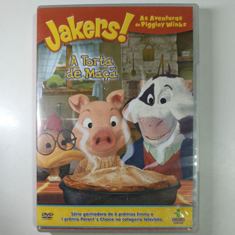 Dvd Jakers! As Aventuras de Piggley Winks - A Torta de Maçã | Shopee Brasil