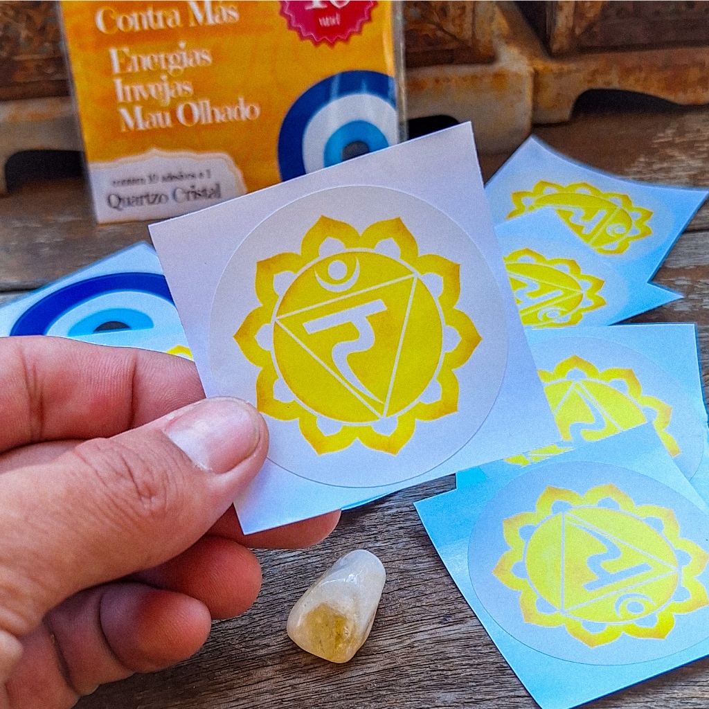 Kit 10 Adesivos Proteção Energética Contra Inveja Mau Olhado Olho Gordo ...