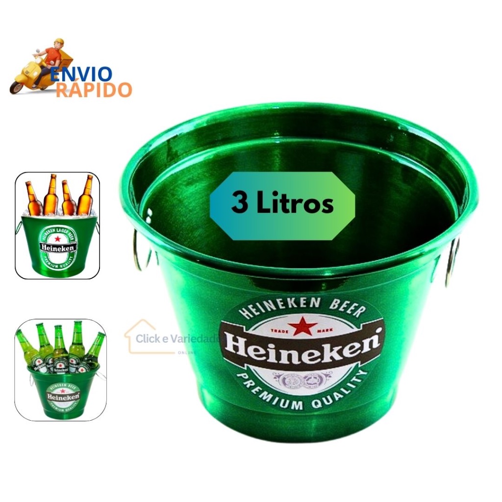 Balde De Gelo 3 Litros Alumínio para bebidas, para festas e outros ...