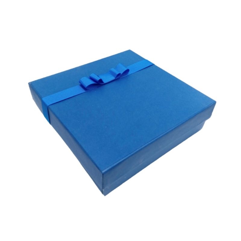 Caixa de Presente azul com laço | Shopee Brasil