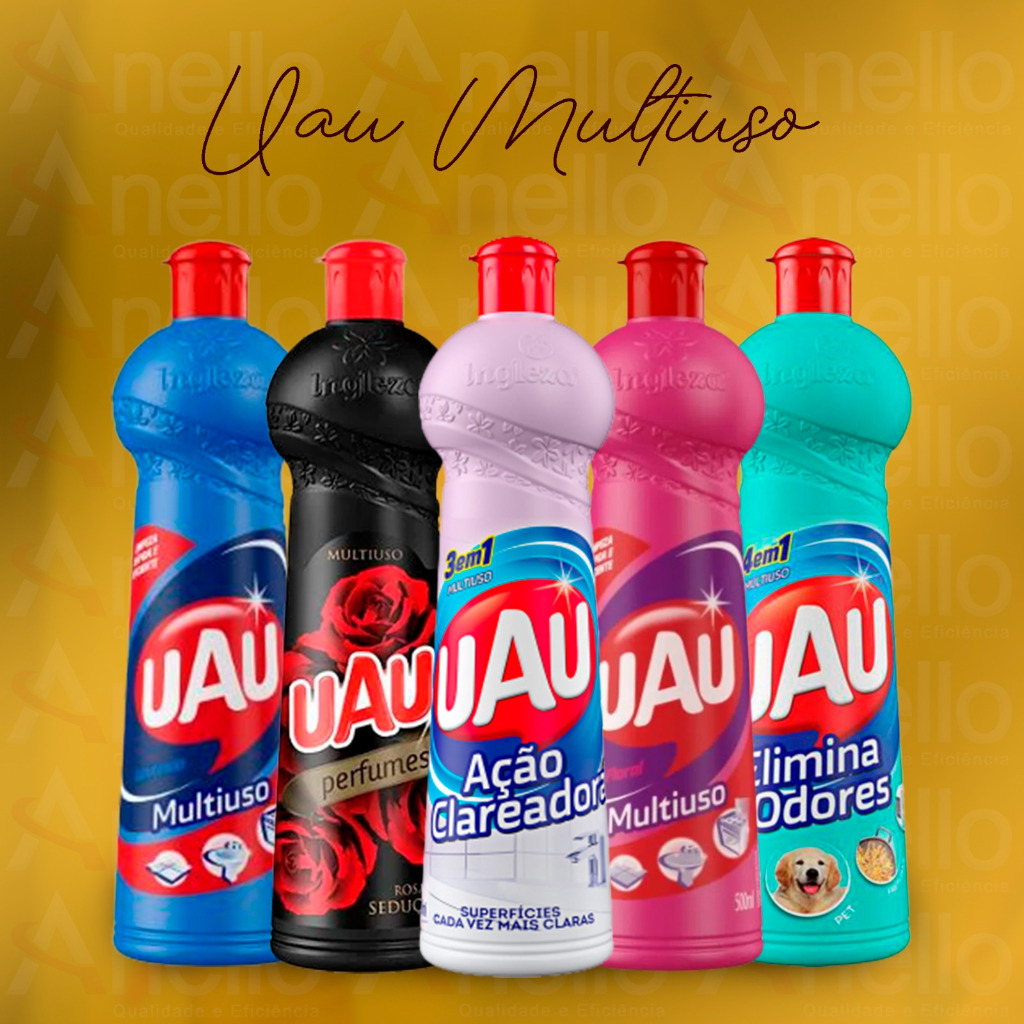 Limpador Multiuso Uau - 500 ml | Shopee Brasil
