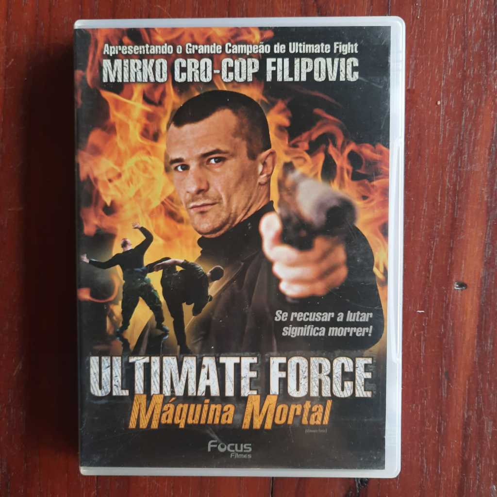 DVD ORIGINAL usado e antigo COM RISCOS E MARCAS Ultimate Force Maquina ...