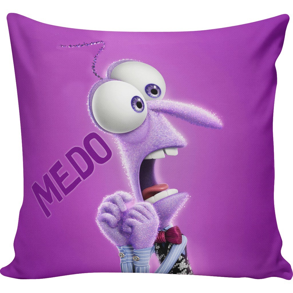 Capa de Almofada filme divertidamente inside out emoções Medo | Shopee ...