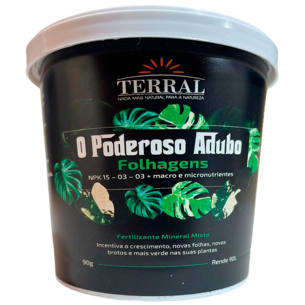 Adubo Fertilizante - TERRAL O PODEROSO ADUBO 90G - FOLHAGENS | Shopee ...