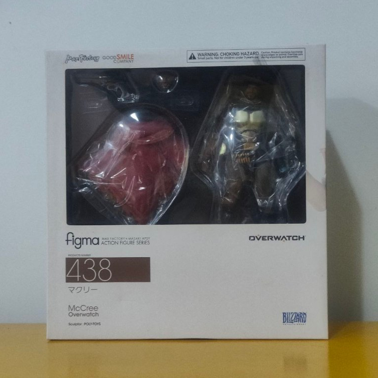 (ORIGINAL) Figma McCree Cole Cassidy Overwatch lacrado | Shopee Brasil