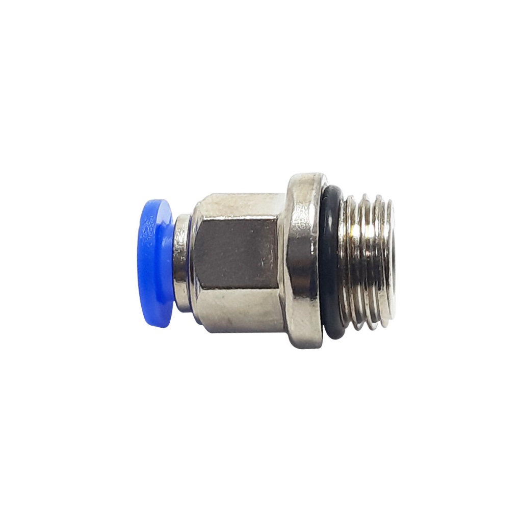 1 Conexão Pneumática Reta Macho Rosca 1/4 X Tubo 6mm | Shopee Brasil
