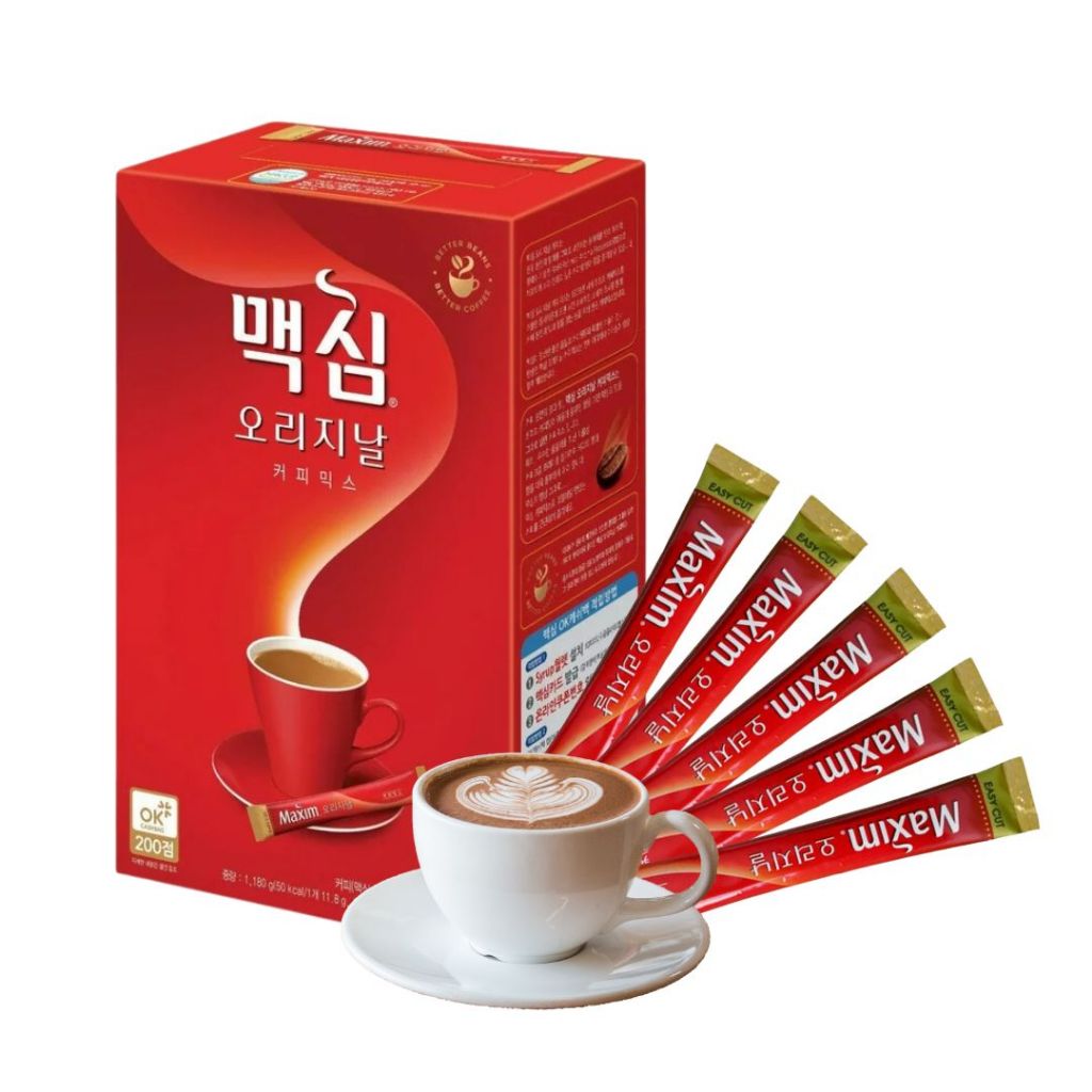 Café Coreano Instantâneo Solúvel Maxim Original | Shopee Brasil