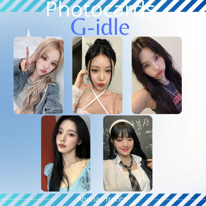 kit photocards membros g-idle | Shopee Brasil