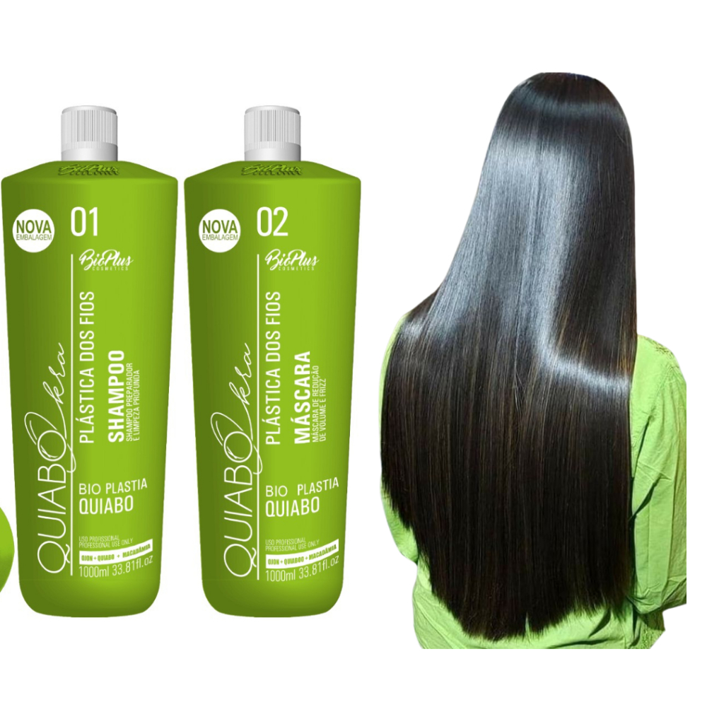 Kit Quiabo 2 Litros Bio Plus Shampoo + Ativo | Shopee Brasil