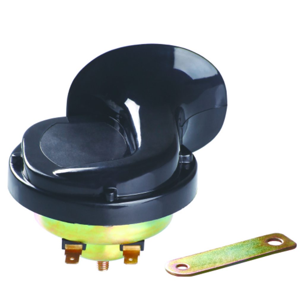 Buzina Elétrica Universal Caracol 12V 90mm 2 Terminais Gauss Som Alto ...