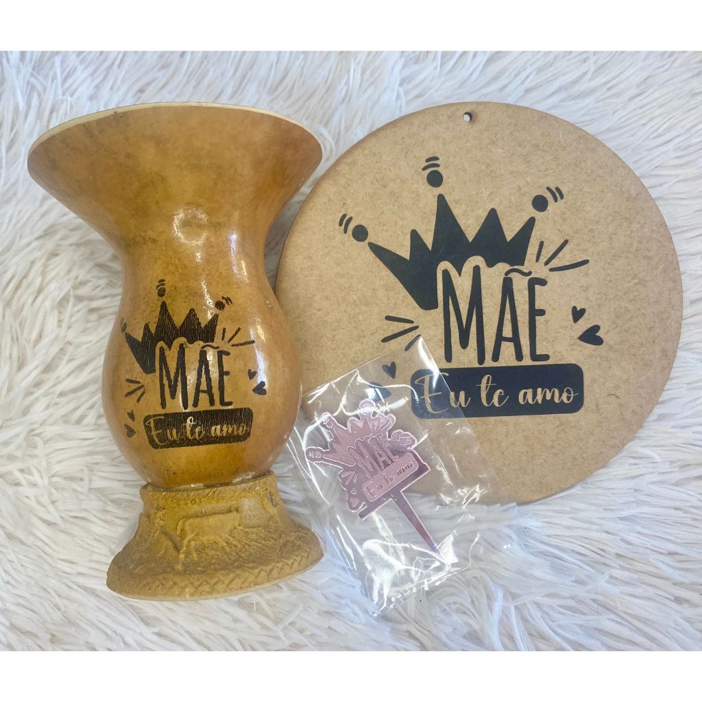 cuia de chimarrão personalizada kit presenteável | Shopee Brasil