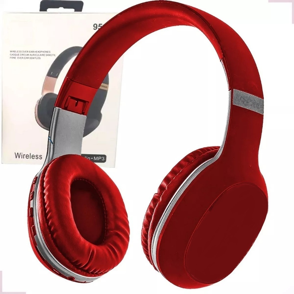 Fone de ouvido Wireless sem fio Bluetooth 951BT Rádio FM Mp3 Microfone ...