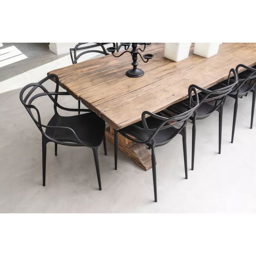 Cadeiras De Jantar Master Waw Design Polipropileno Allegra Empilhável ...