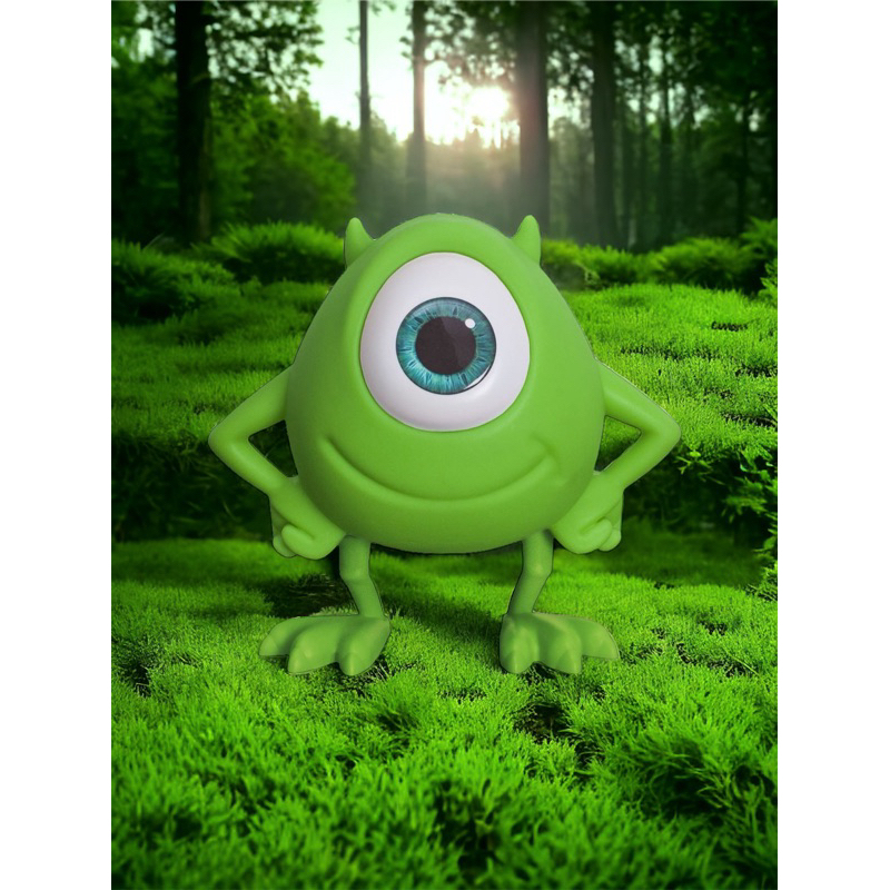 Luminária Infantil Mike Wazowski Usare com Lâmpada LED Personagem Filme ...