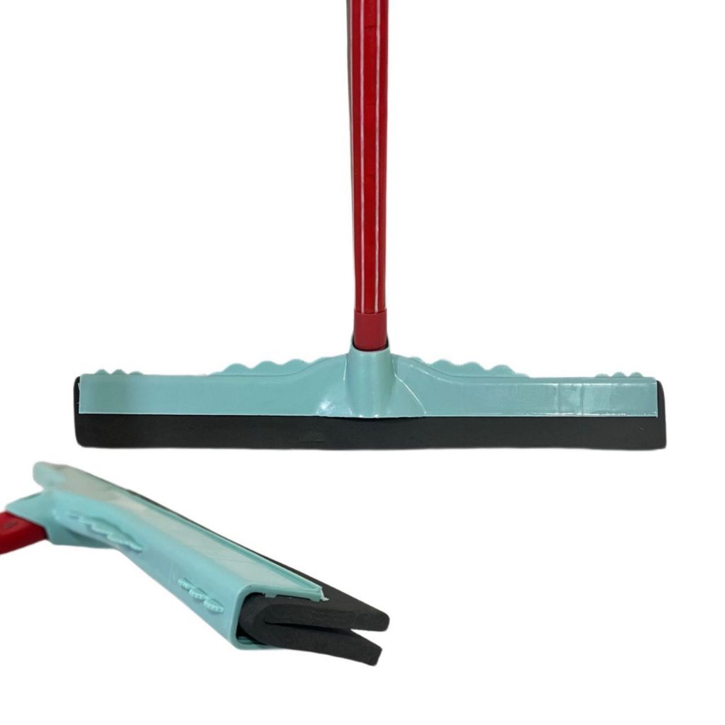 rodo plastico de 30cm com cabo resistente com garras para segurar o ...