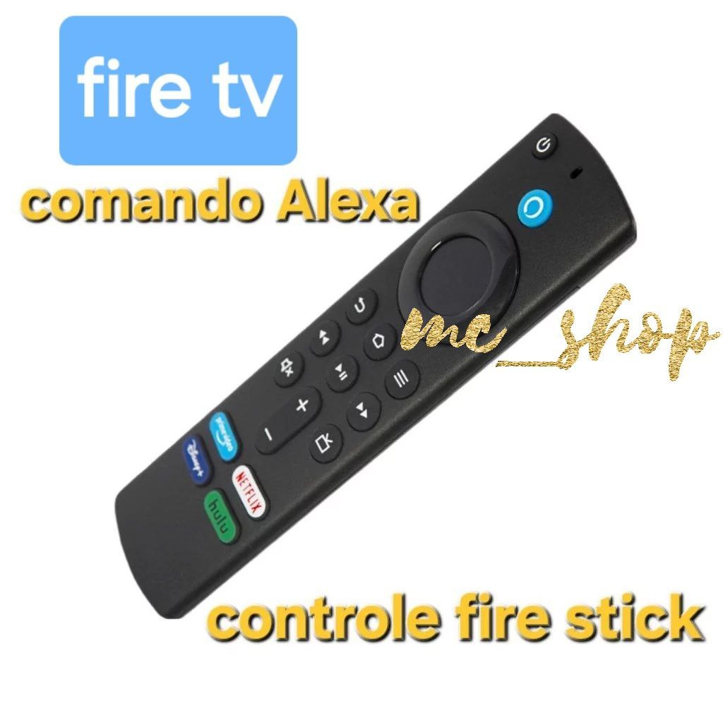 controle remoto comando de voz alexa para fire stick tv lite max 4k | Shopee Brasil