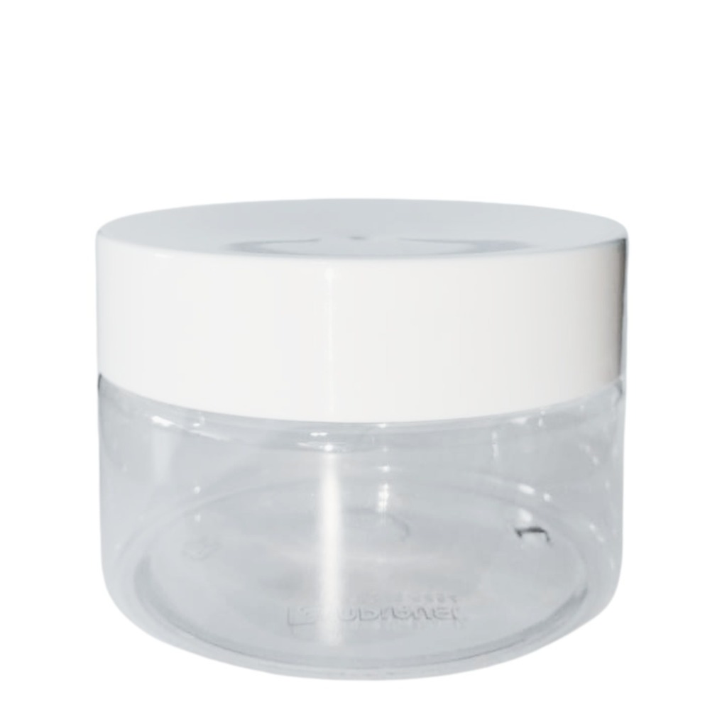 10 Potes 250gr/ml PET Transparente com Tampa Cosmética | Shopee Brasil