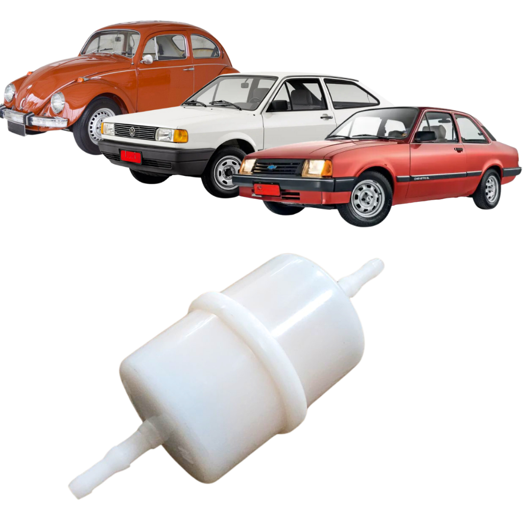 Filtro de Combustível Fusca Gol Quadrado Chevette Gasolina Álcool ...