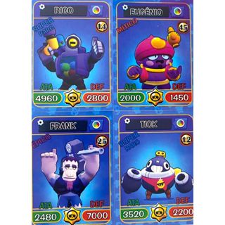 1400 cards Brawl Stars = 350 pacotes fechados | Shopee Brasil
