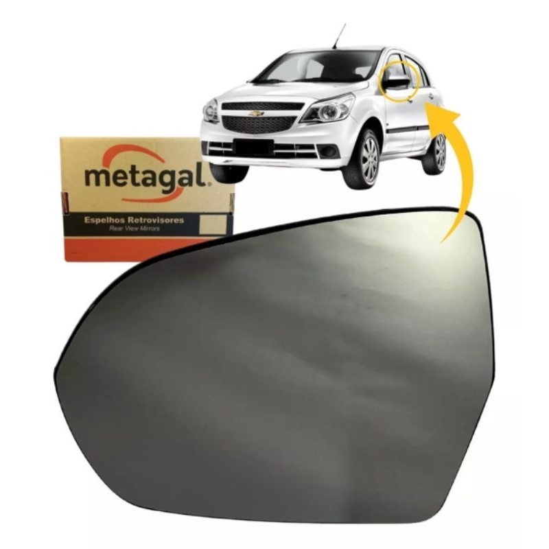 Lente Espelho Retrovisor Agile 2010 até 2016 Original (ESQUERDO) | Shopee Brasil