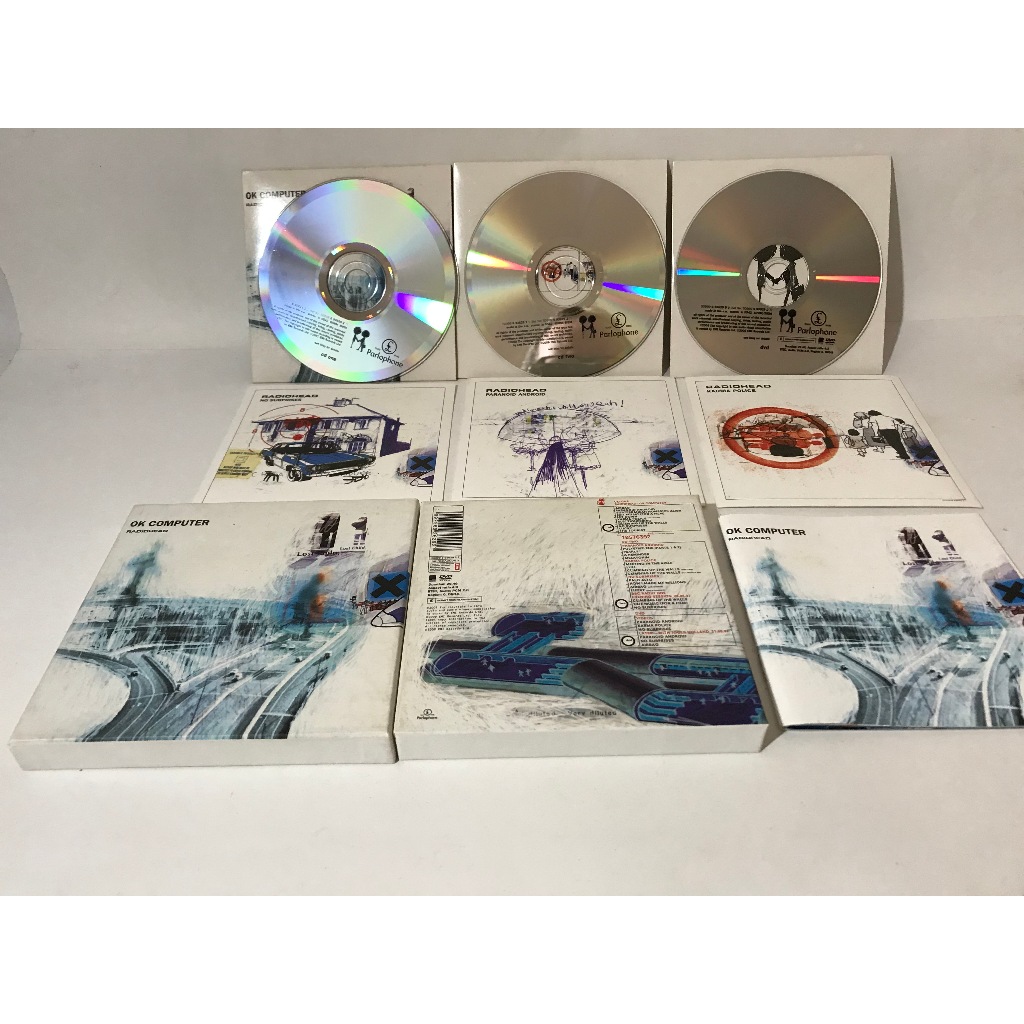 Radiohead Ok Computer BOX IMPORTADO Triplo 2cd+1dvd (Fotos das 3 Mídias ...