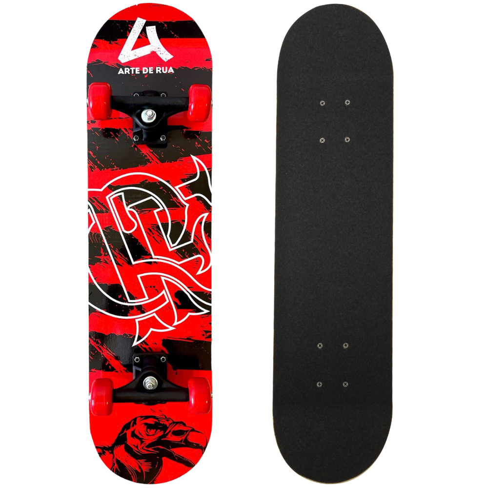 Skate Montado Semi Profissional infantil Estampado completo esqueite ...