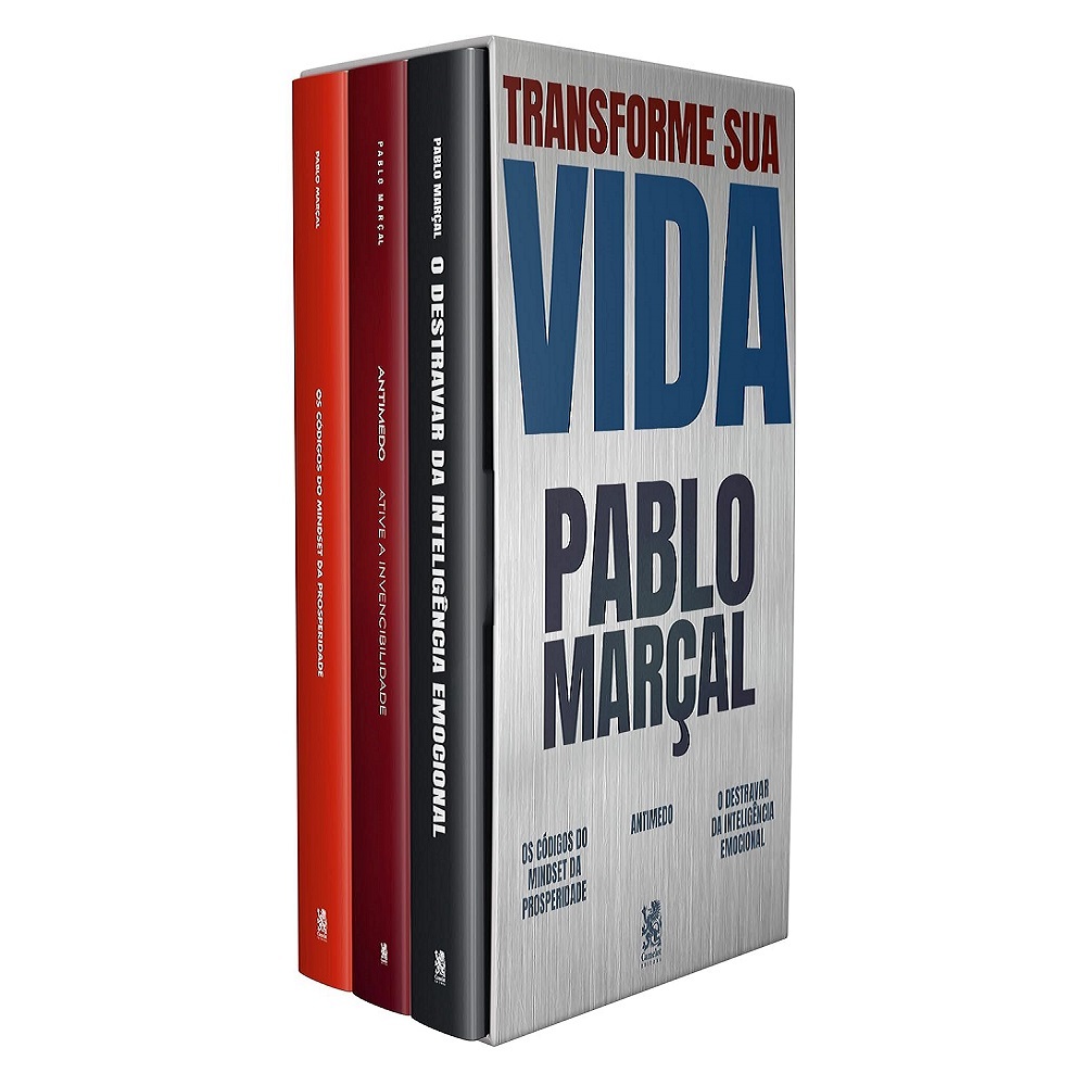 Coleção Transforme Sua Vida - Pablo Marçal - Box Com 3 Livros, De Pablo ...