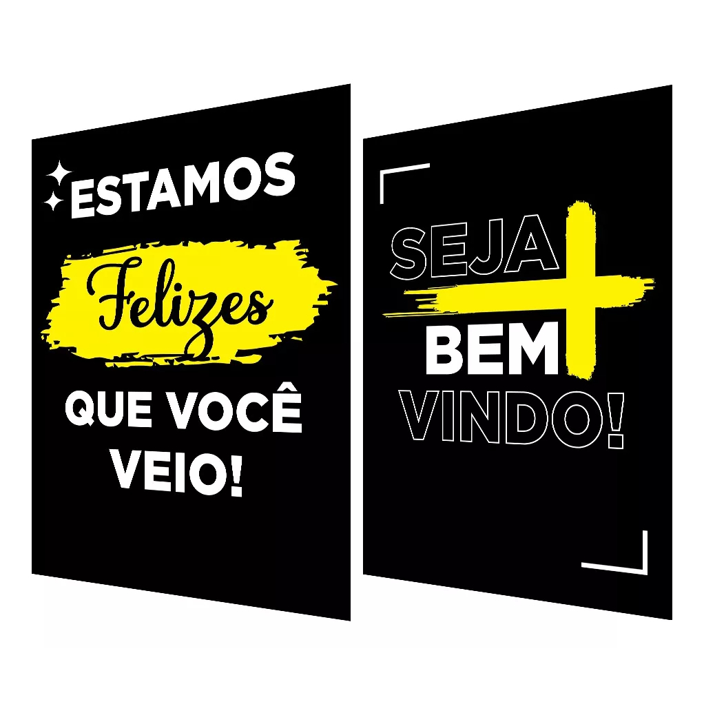 Placas Seja Bem Vindo Para Igreja, Recepção de visitantes, Boas Vindas ...