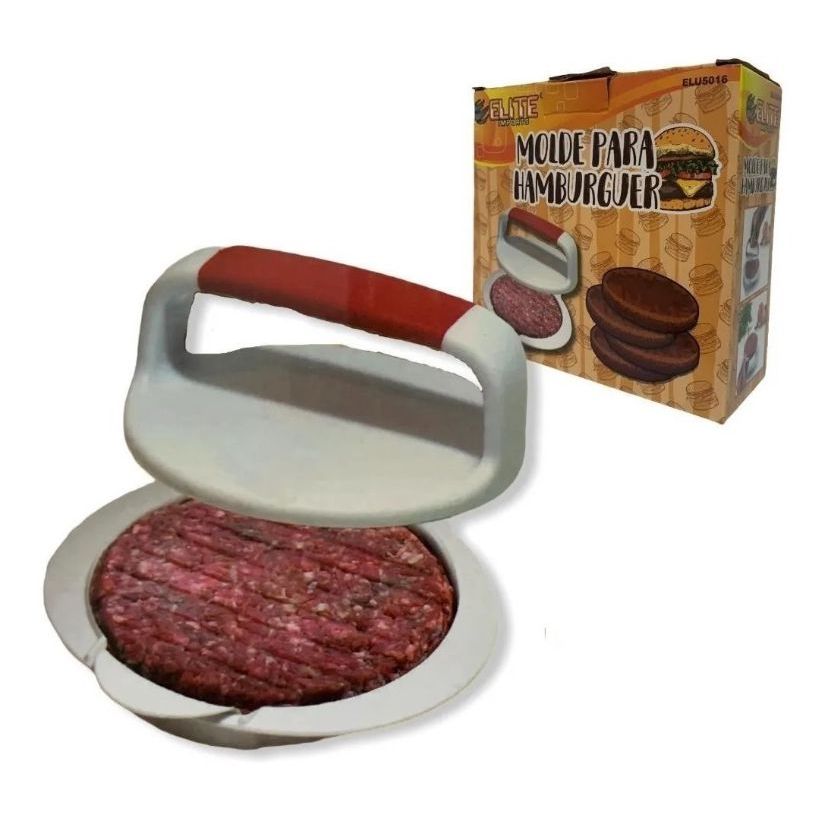 Forma Hambúrguer Gourmet Cozinha Sanduiche Molde Modeladora - elite ...