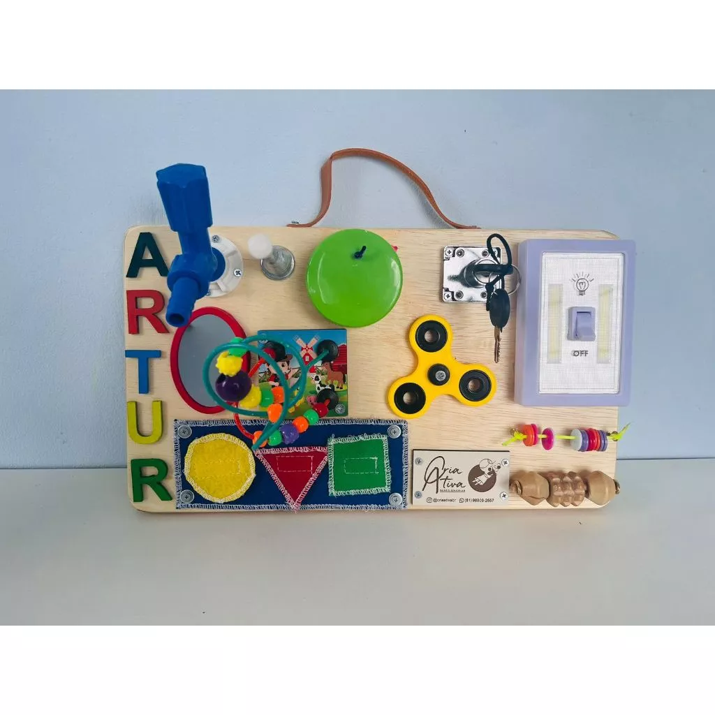 Painel Sensorial Montessori: Atividades Sensoriais para Crianças