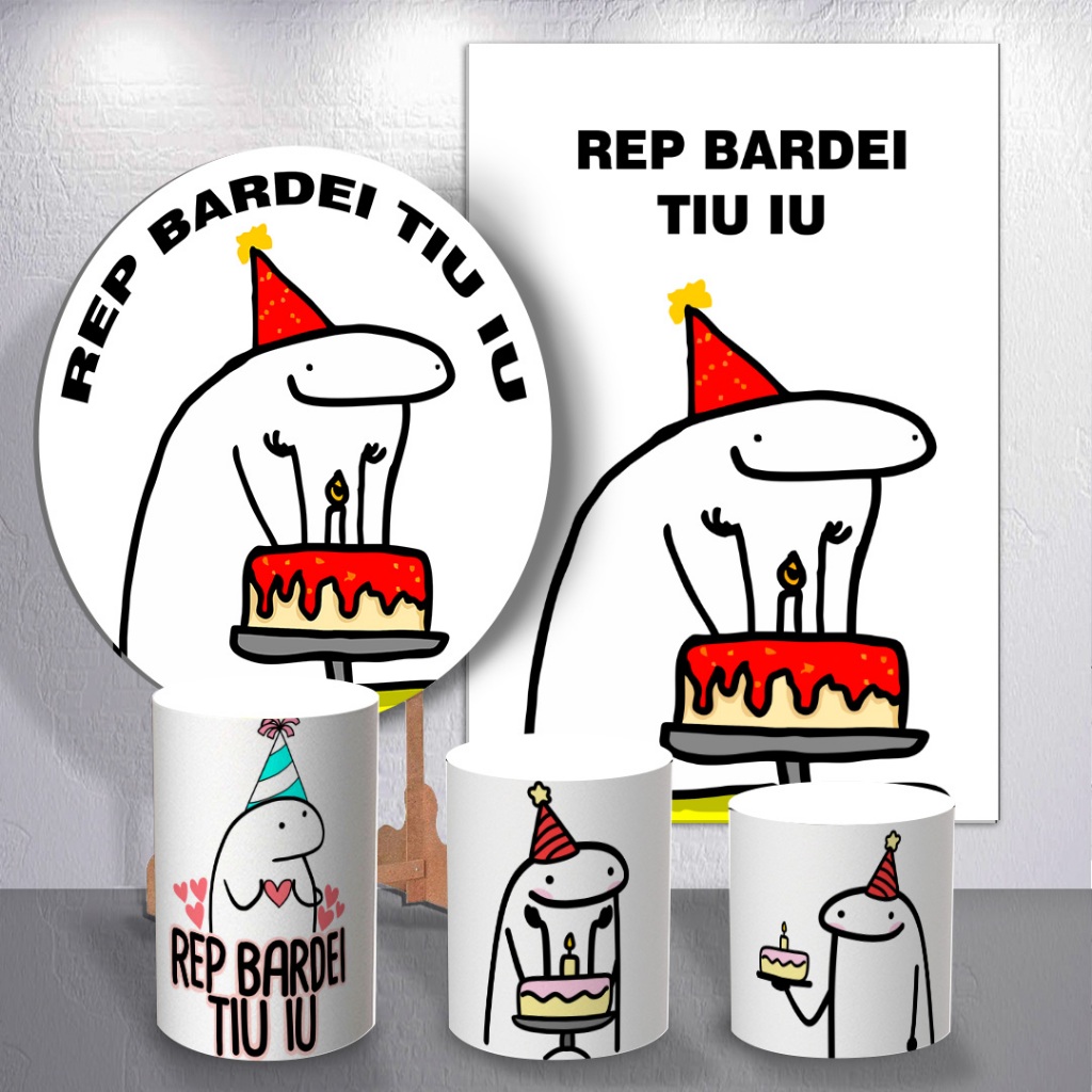 PAINEL CAPAS FESTA FLORK ANIVERSARIO DECORAÇÃO CAPAS CILINDRO SUBLIMADO ...