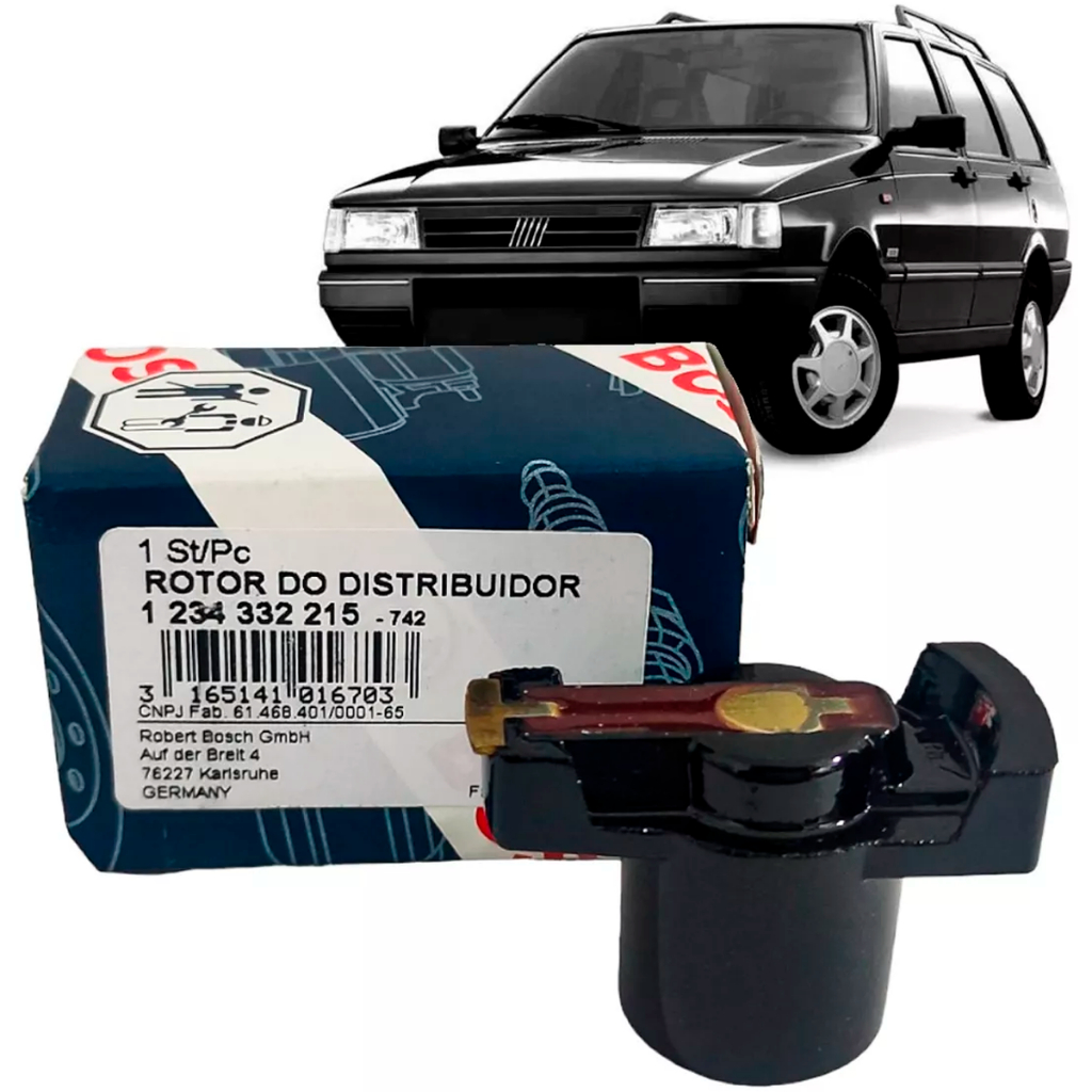 Rotor Do Distribuidor Fiat Uno Fiorino Prêmio Elba Bosch | Shopee Brasil
