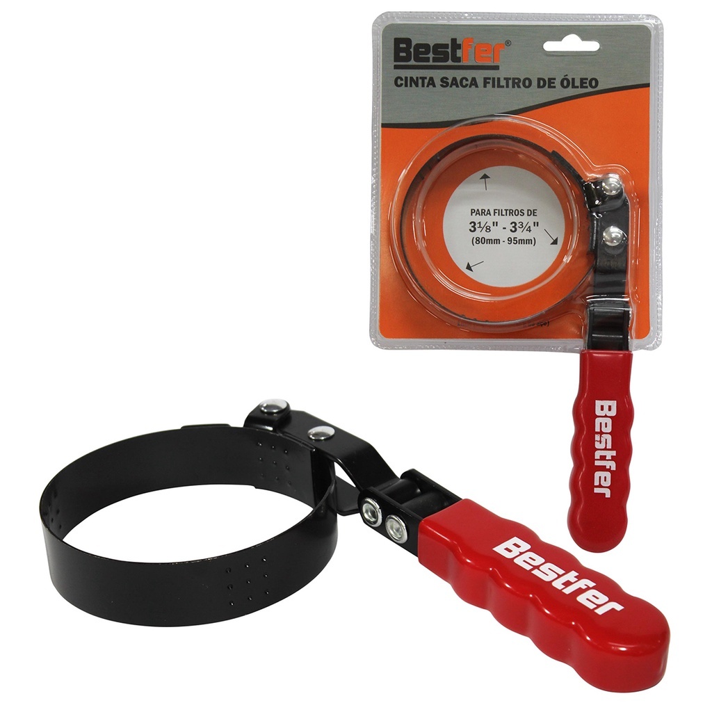 Saca Filtro De Oléo Reforçado Com Cinta Ajustável Bestfer | Shopee Brasil