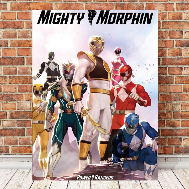 Power Rangers - Placa Decorativa em MDF 20x28,5cm | Shopee Brasil