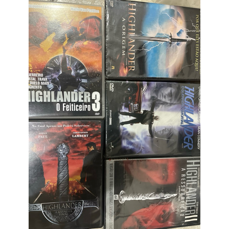 dvd coleção highlander completo | Shopee Brasil