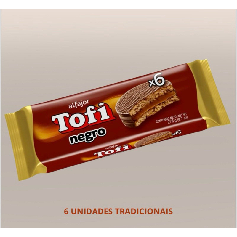 Alfajores Argentinos Tofi - chocolate - Caixa com 6 unidades | Shopee ...