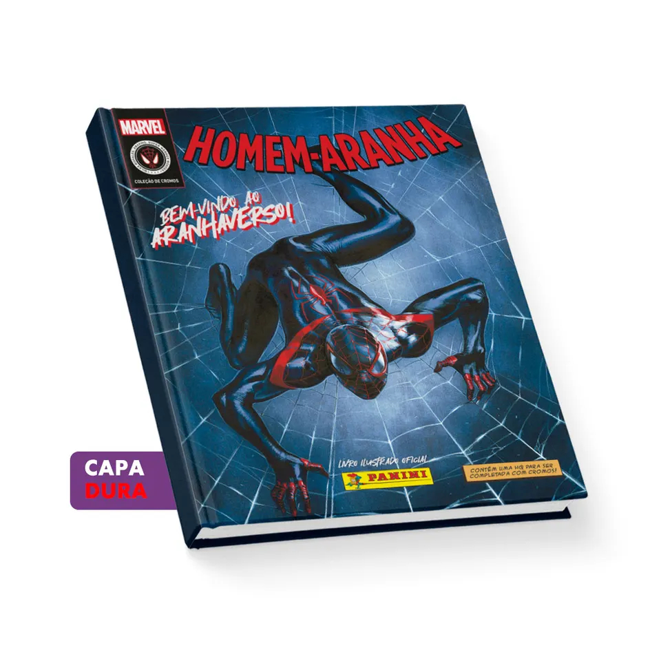 ALBUM HOMEM ARANHA BEM VINDO AO ARANHAVERSO CAPA DURA PANINI 2023 COMPLETO PARA COLAR | Shopee ...
