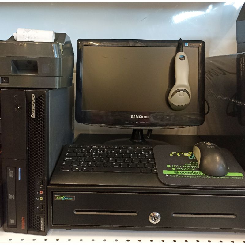 Kit PDV Completo Sem Sistema Core2Duo 04Gb HD 160 Ideal para seu ...