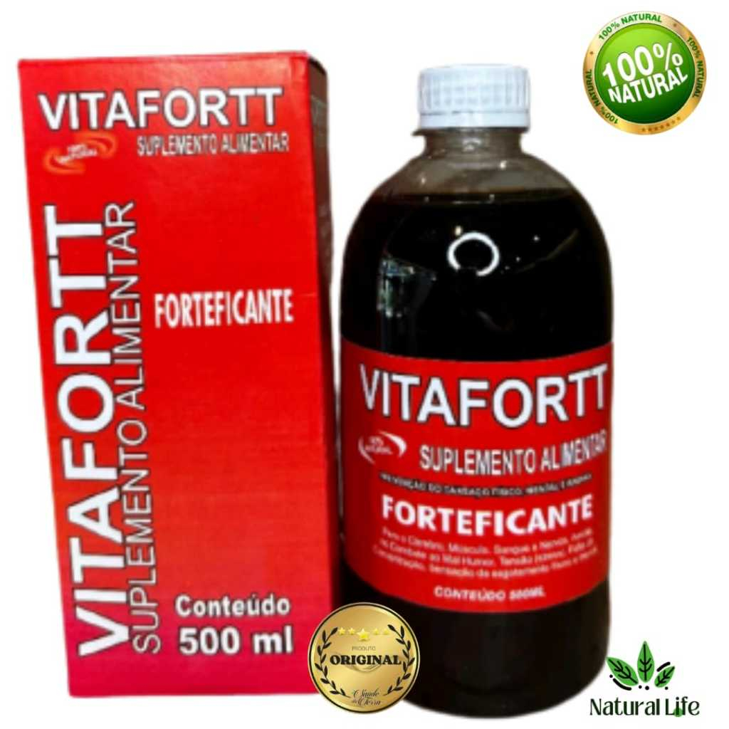 Vitafort Suplemento alimentar fortificante 500 ml Saúde da Terra ...