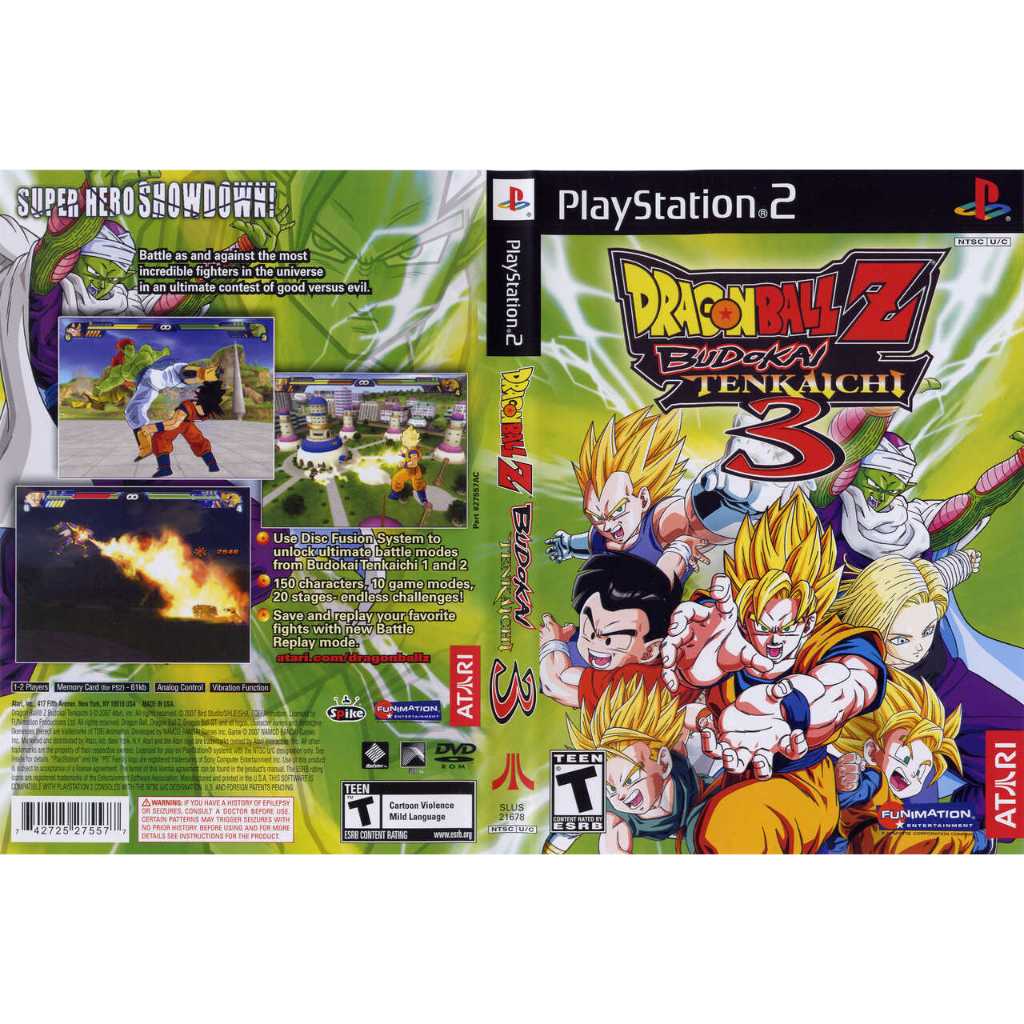 Dragon Ball Z Budokai Tenkaichi 3 Patcher Para Play 2 | Shopee Brasil