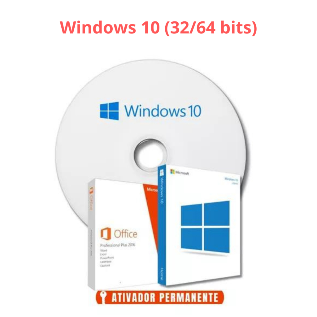 Windows 10 (32/64 bits) Pacote De Programas Pc/notebook Completo ...