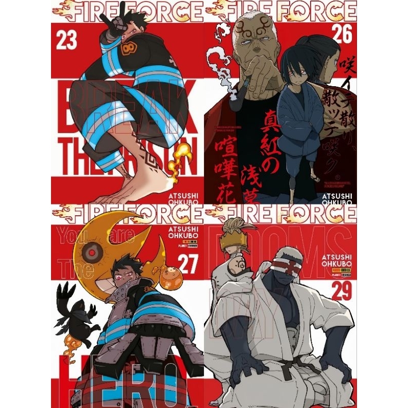 Mangá Fire Force *volumes* (lacrado) | Shopee Brasil